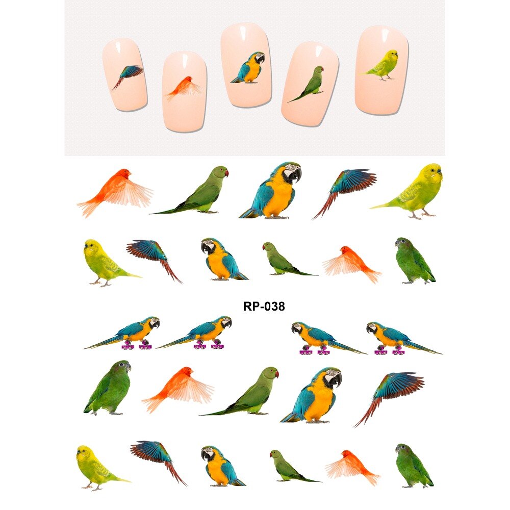 NAIL ART BEAUTY WATER DECAL SLIDER NAIL STICKER BI... – Vicedeal