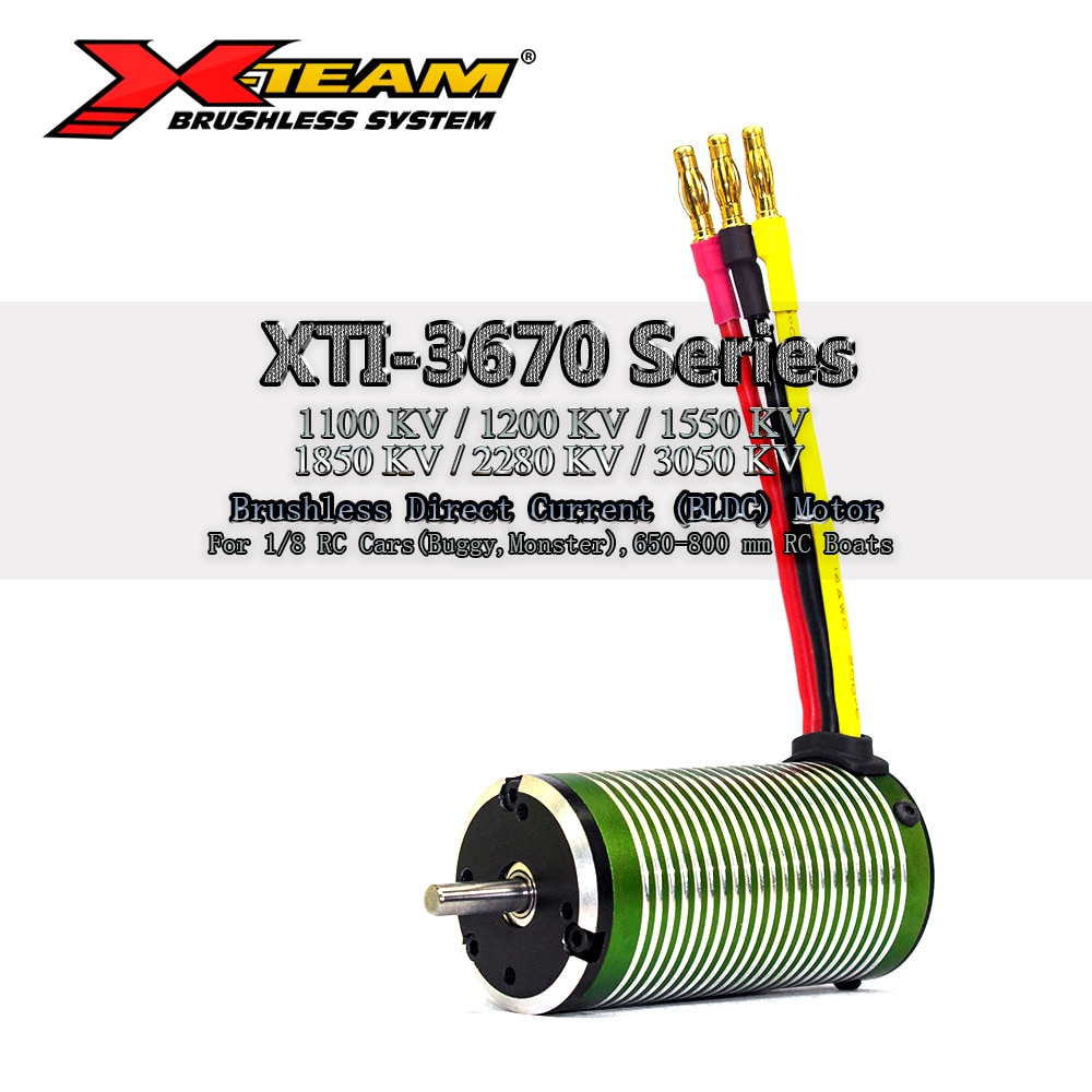 X-TEAM Brushless Motor 3670 Series BLDC Motor Elec... – Vicedeal