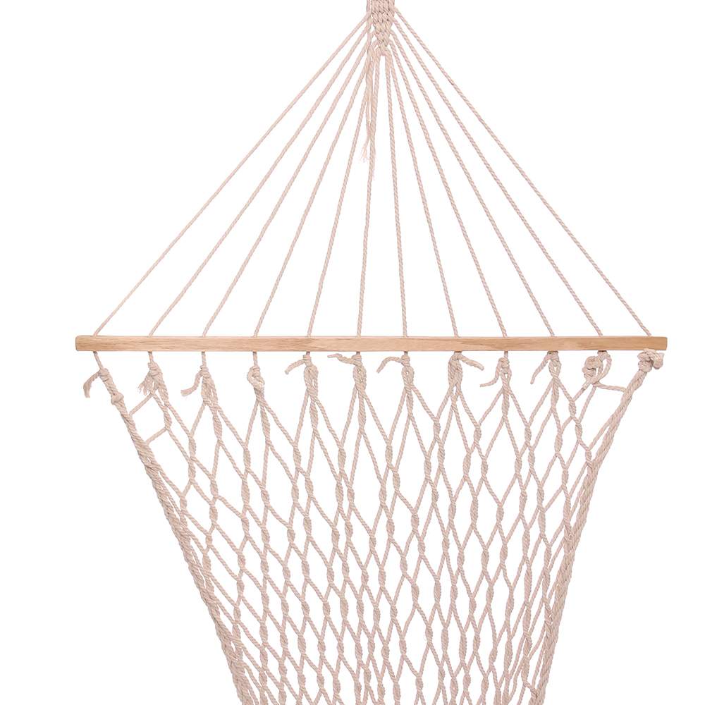 1-2 Person Portable Outdoor Hammock White Mesh Cot... – Grandado