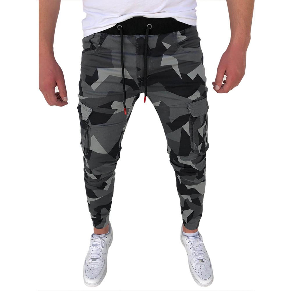 Broek Mannen Joggers Joggingbroek Herfst Streetwea... – Vicedeal