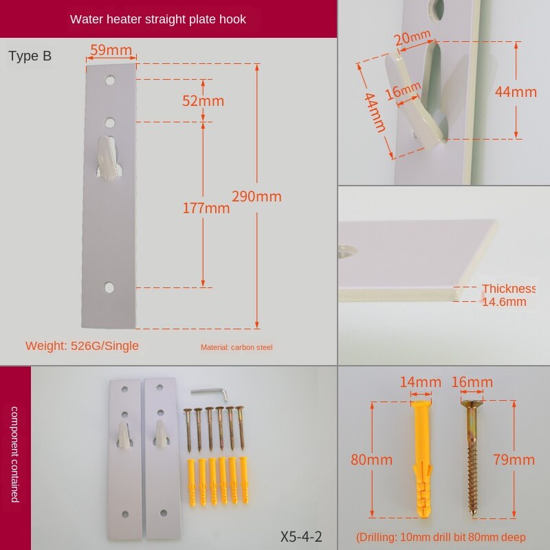 Hanging display stand hanging board hook accessori... – Grandado