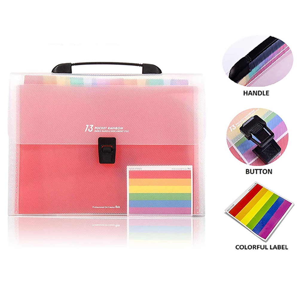 13 Zakken A4 Uitbreidende Bestand Mappen Handvat D... – Grandado