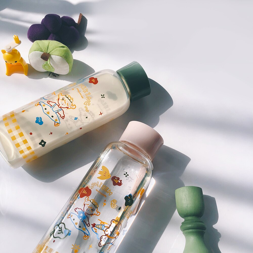 Aesthetic Summer Transparent Fitness Glass Cute Wa... – Grandado