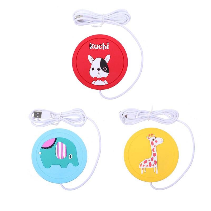 USB Cartoon Heating Coaster Keep Drink Warmer Ther... – Grandado