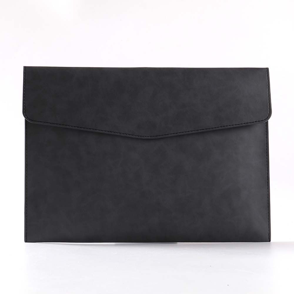 Durable PU Leather Document Bag Large Capacity But... – Vicedeal