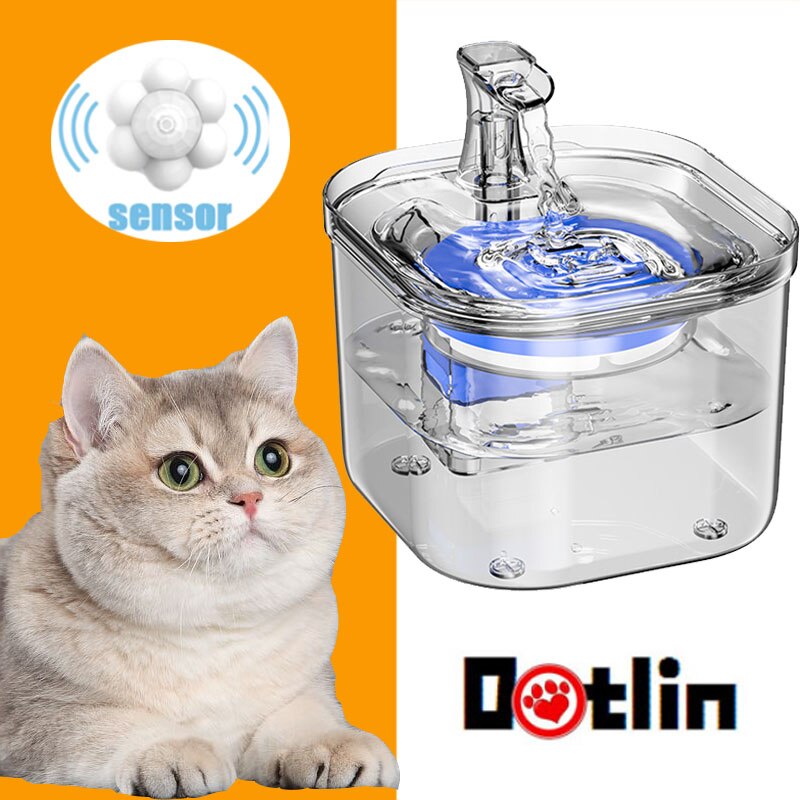 Auto Kat Fontein Running Water Drinker Voor Kat Ho... – Grandado