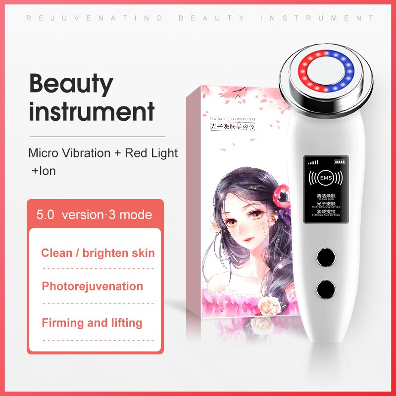 Face Massager LED Photon Face Skin Rejuvenation Ul... – Vicedeal