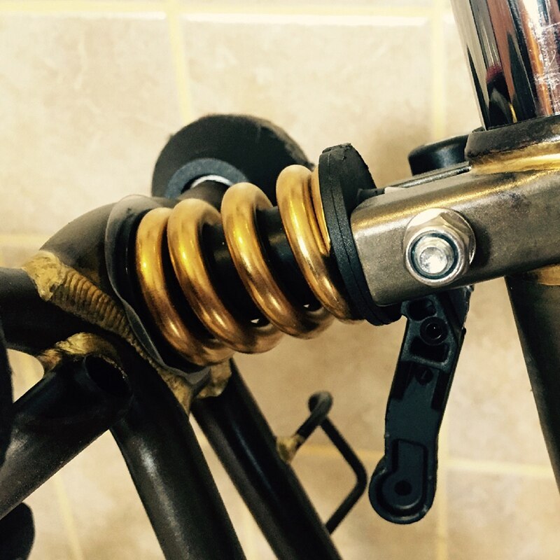 Bike Metal Spring Rear Shock Absorber for Brompton... – Grandado