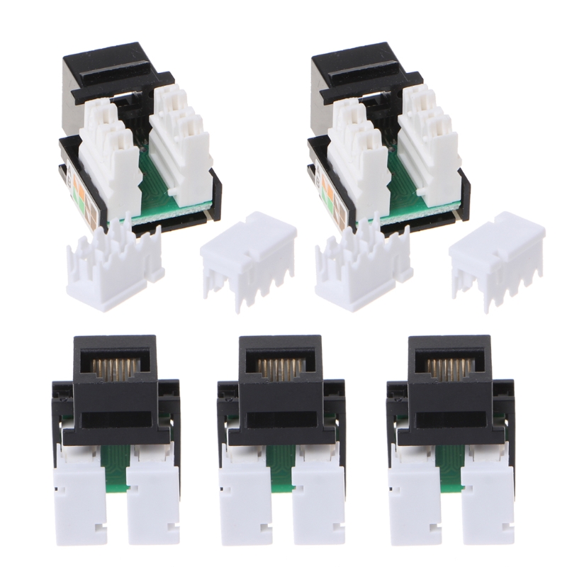 5Pcs CAT5E UTP Network Module RJ45 Connector Infor... – Grandado