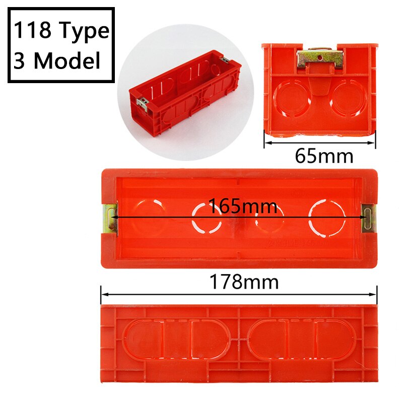 118 Type US AU Standaard Interne Montage Doos Teru... – Grandado
