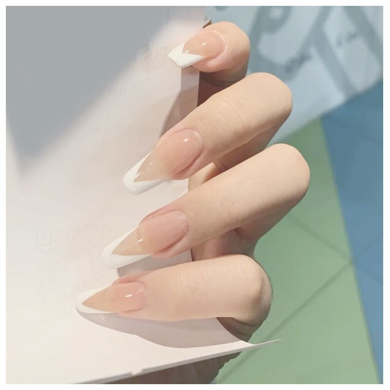 9Sizes Easy French Cut V-shape Tips Manicure Edge ... – Vicedeal