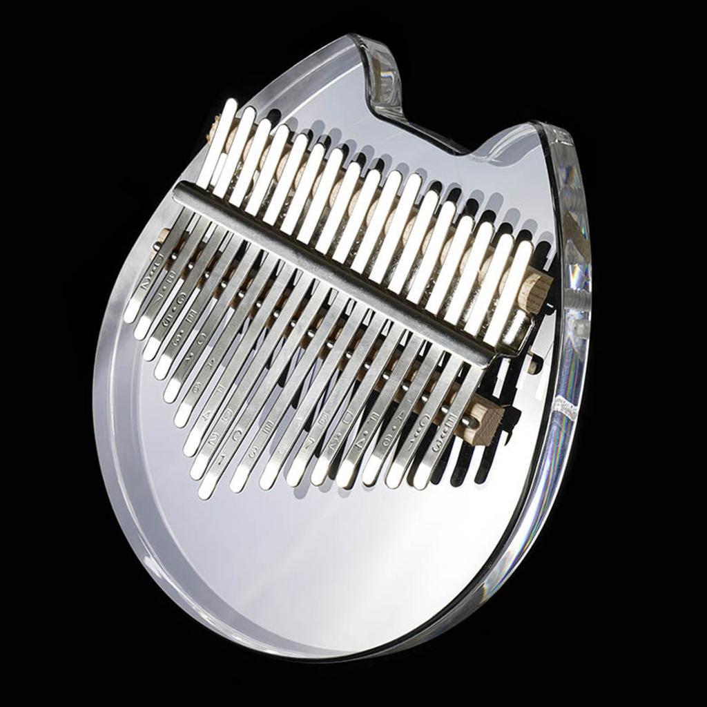 Kalimba 17 Key Thumb Piano Clear Vinger Mbira W/Za... – Grandado