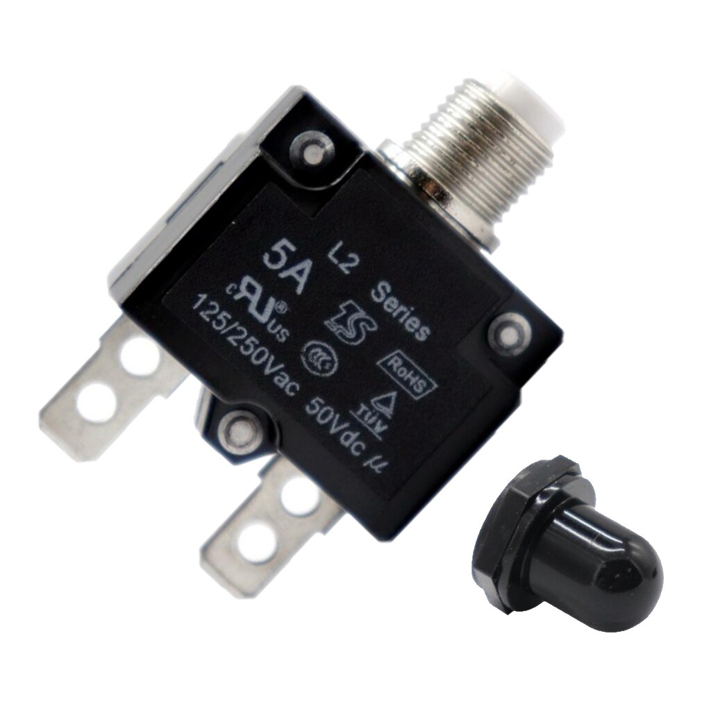 5 Amp DC Thermal Circuit Breaker with Quick Connec... – Vicedeal