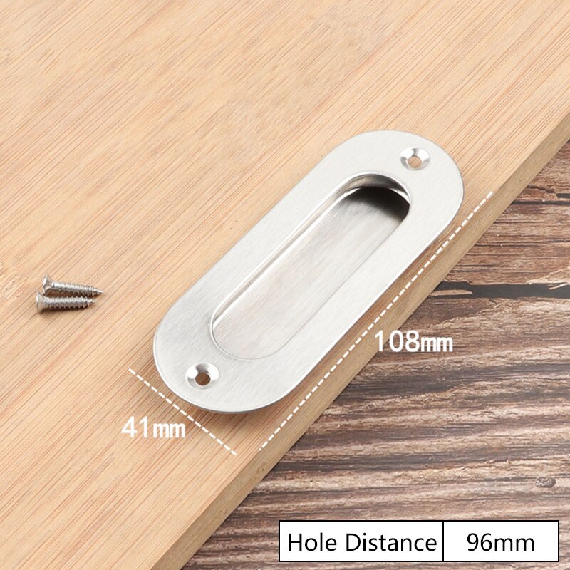 Stainless Steel Handle Embedded Drawer Cabinet Bat... – Grandado