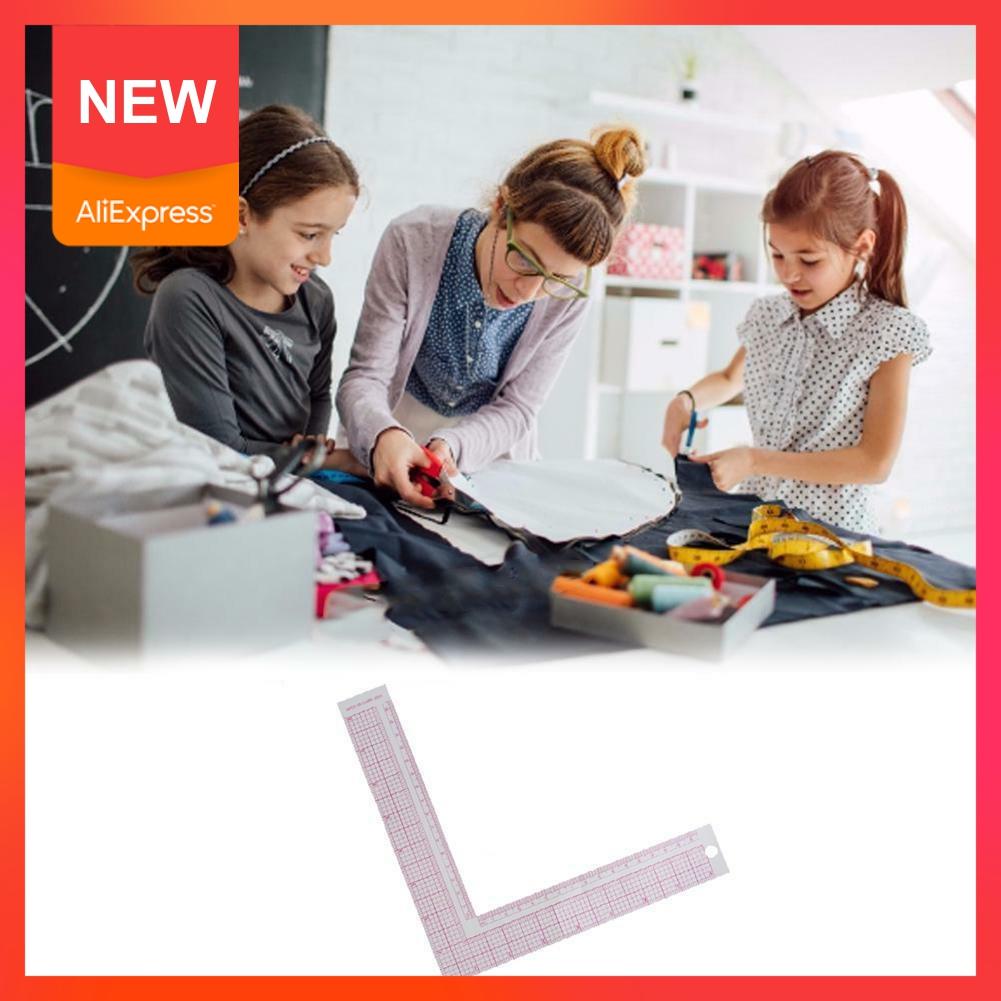 1Pc Plastic L-Square Shape Ruler French Curve Sewi... – Grandado