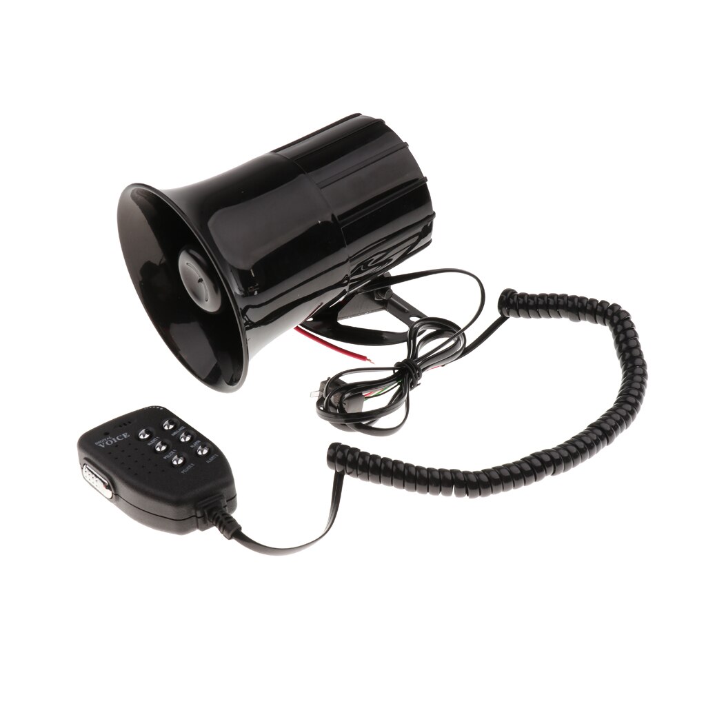 12V Auto Hoorns Motorfiets Politie 6 Geluid Sirene... – Grandado