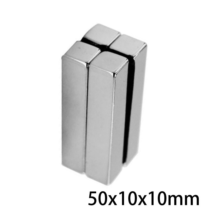 1/2/3/5/10/20PCS 50x10x10 Strong Magnet sheet 50mm... – Grandado