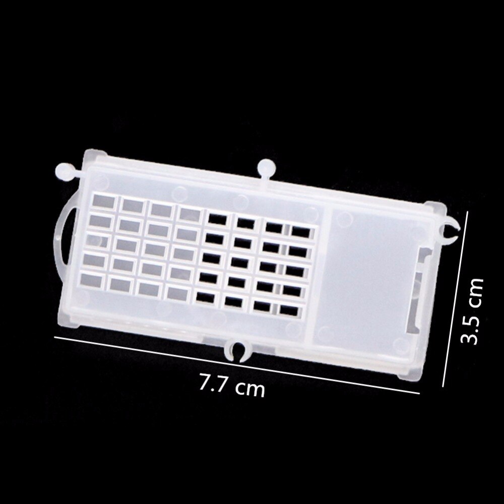 60 Pcs Plastic Bee Queen Bescherming Kooi Bijentee... – Grandado