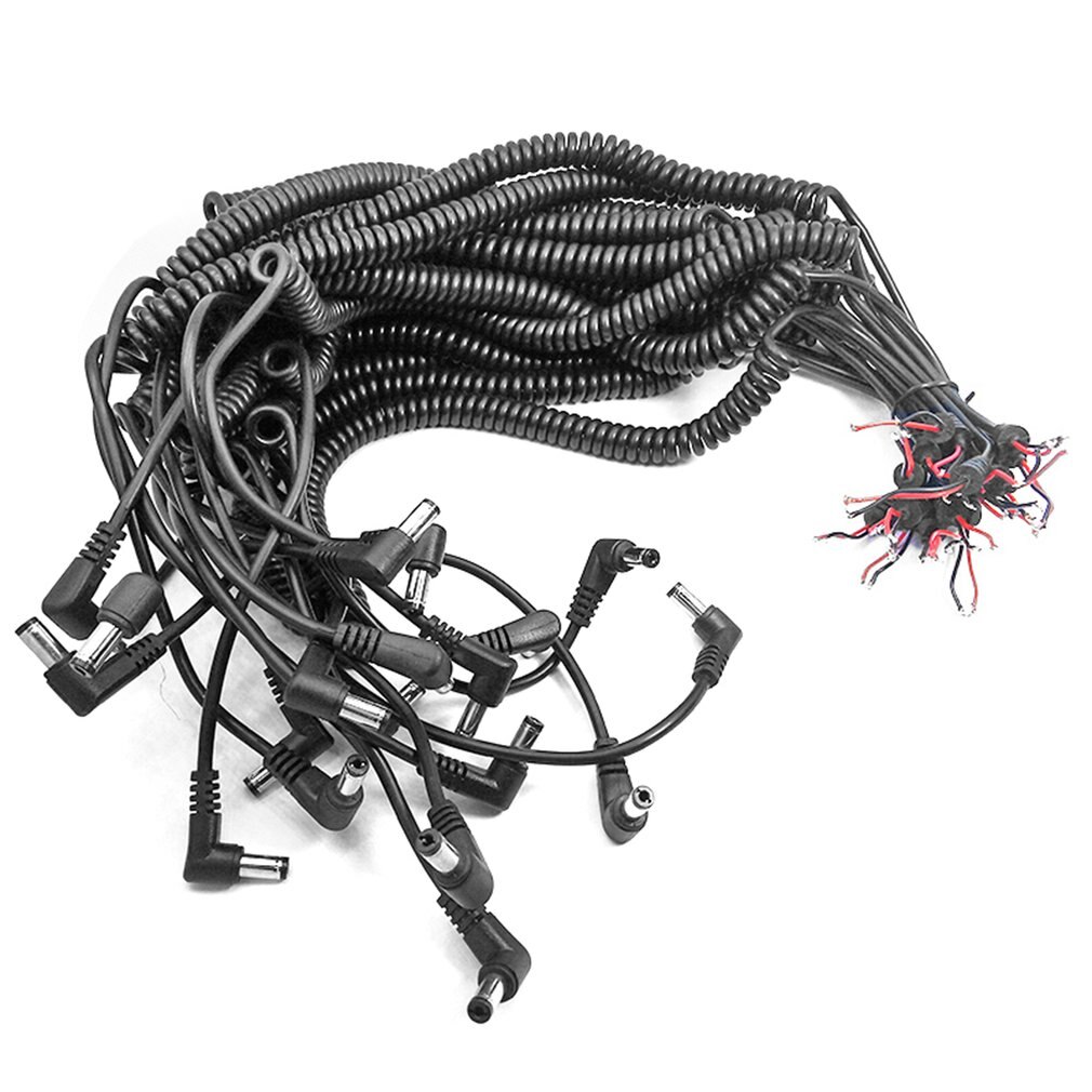 Spiral Coiled Curved Power Cable Cord 5.5x2.1mm DC... – Vicedeal