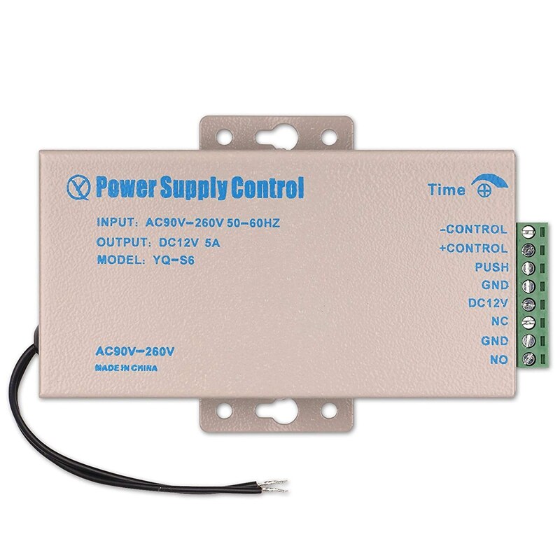 -DC 12V 5A Access Control Power Supply AC 90-260V ... – Grandado