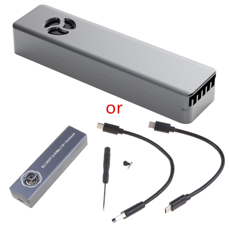 Dual Protocol M.2 SSD Case Support M2 NVMe Sata SS... – Grandado