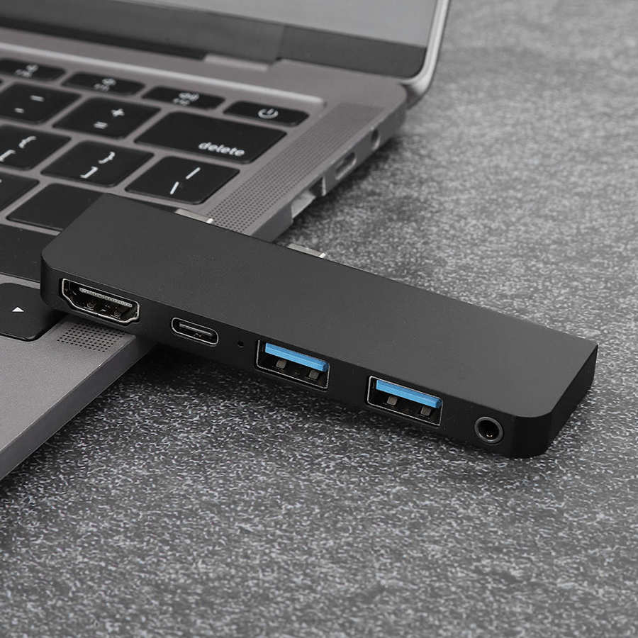 5 In 1 Docking Station Hub Aluminum Alloy for Surf... – Grandado