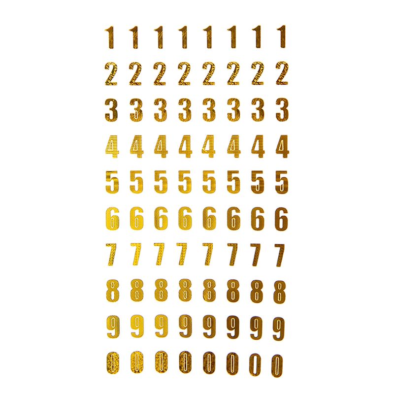 Stickers Digital Letter Number Tags DIY Decals For... – Grandado