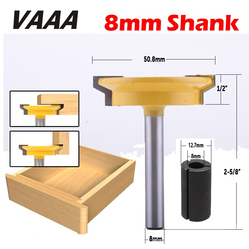 1Pc 8Mm Shank Straight Rail & Stile Router Bit Hou... – Grandado