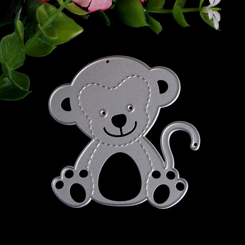 Cute Monkey Cutting Dies Stencils DIY Scrapbook Al... – Vicedeal