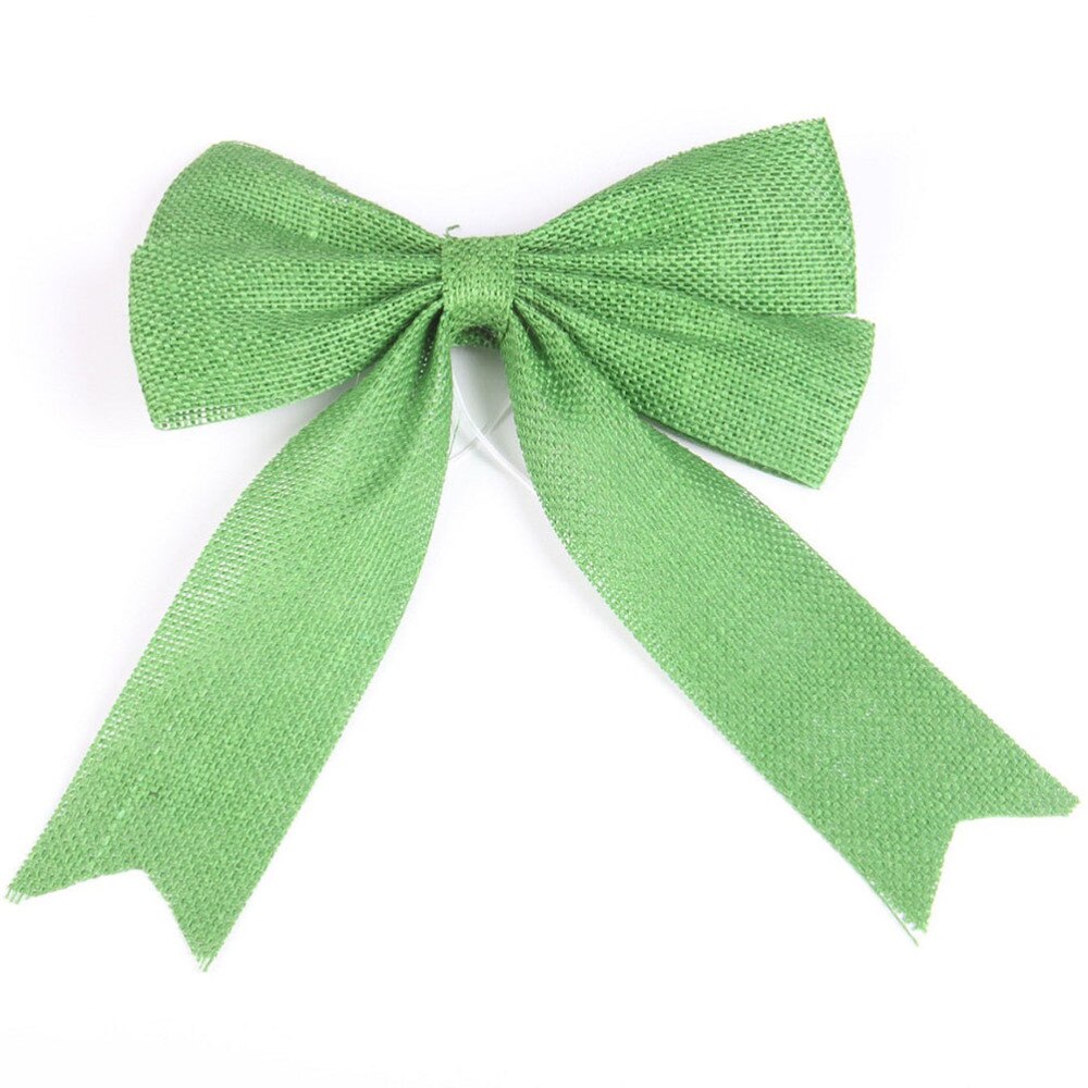 2Pcs Burlap Bowknot Hessian Jute Bows Embellishmen... – Vicedeal