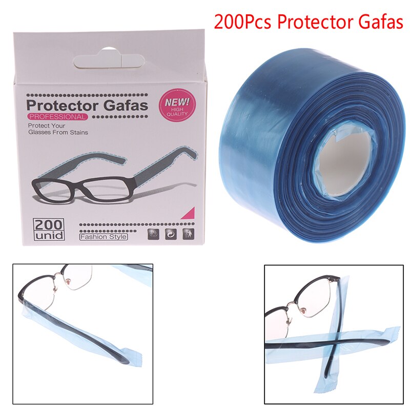 200pcs/box Plastic Disposable Covers for Glasses L... – Grandado