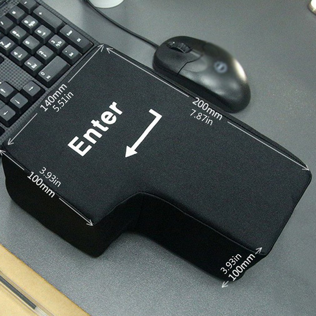 Zachte Grote Enter-toets Stress Vent Pluche Speelg... – Vicedeal