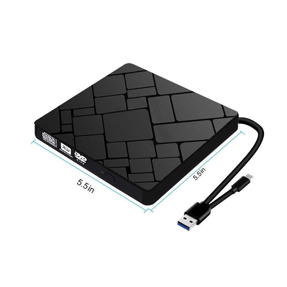 TypeC+usb3.0 External Optical Drive Portable Exter... – Vicedeal