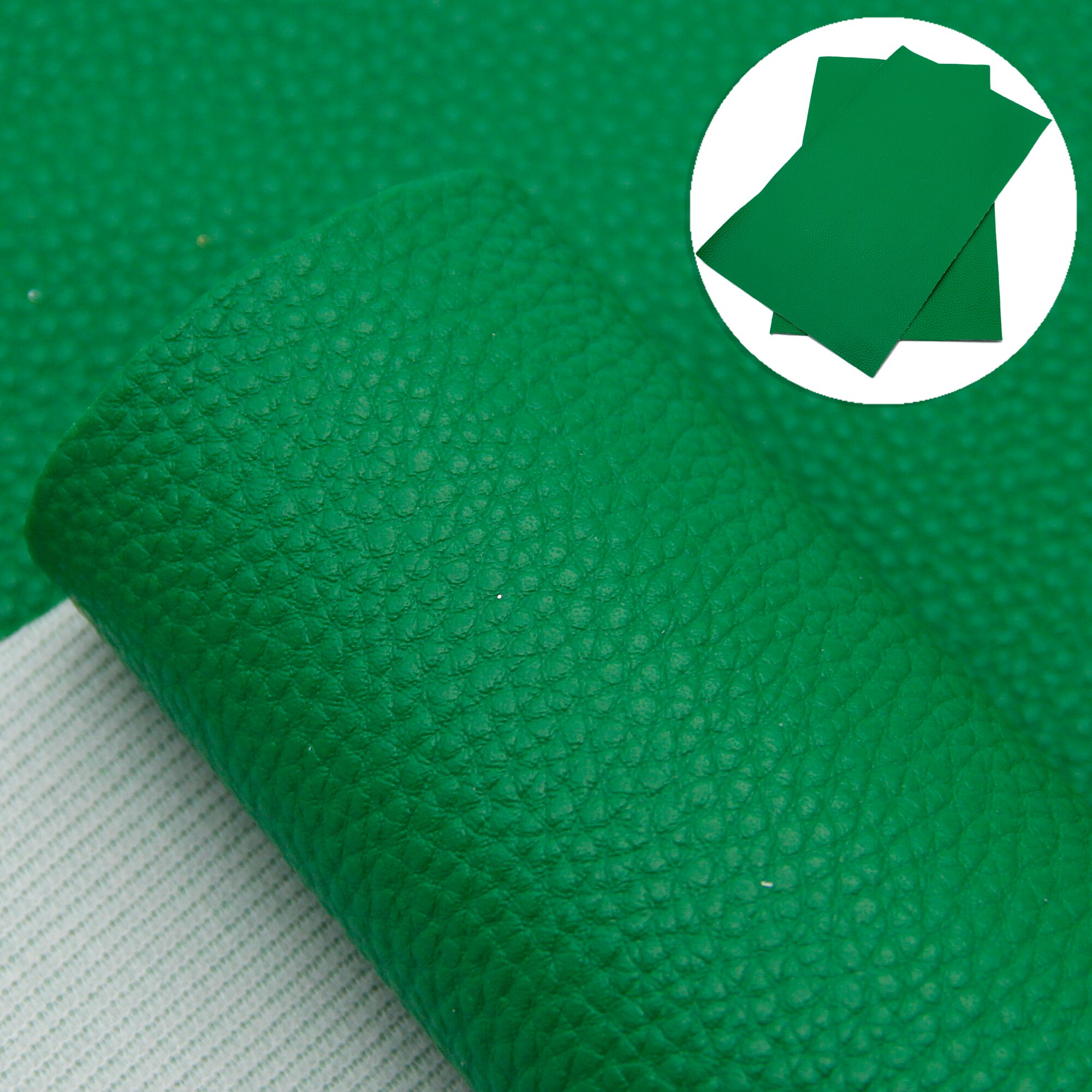 Groene Faux Lederen Lakens Chunky Glitter Lychee G... – Vicedeal