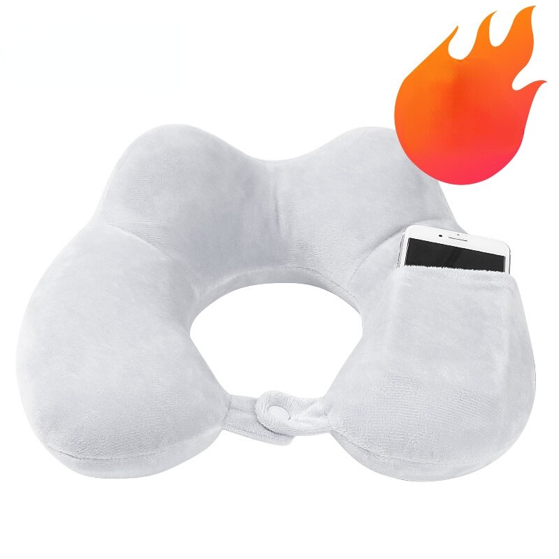 Double Hump U-shape Pillow Crystal Soft Neck Suppo... – Grandado