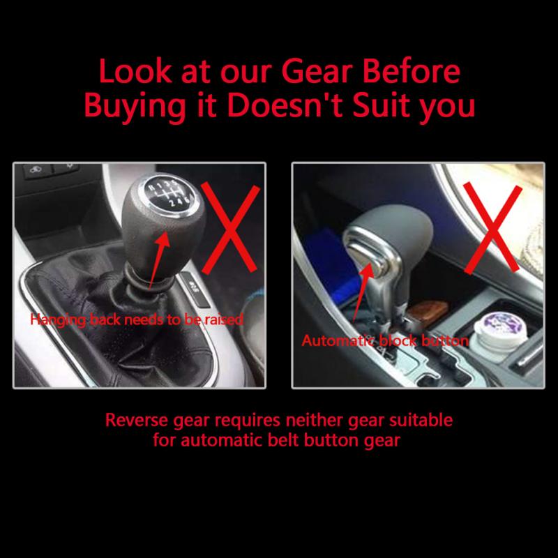 Gear Shift Knob Car Shift Head Auto Round Carbon F... – Grandado