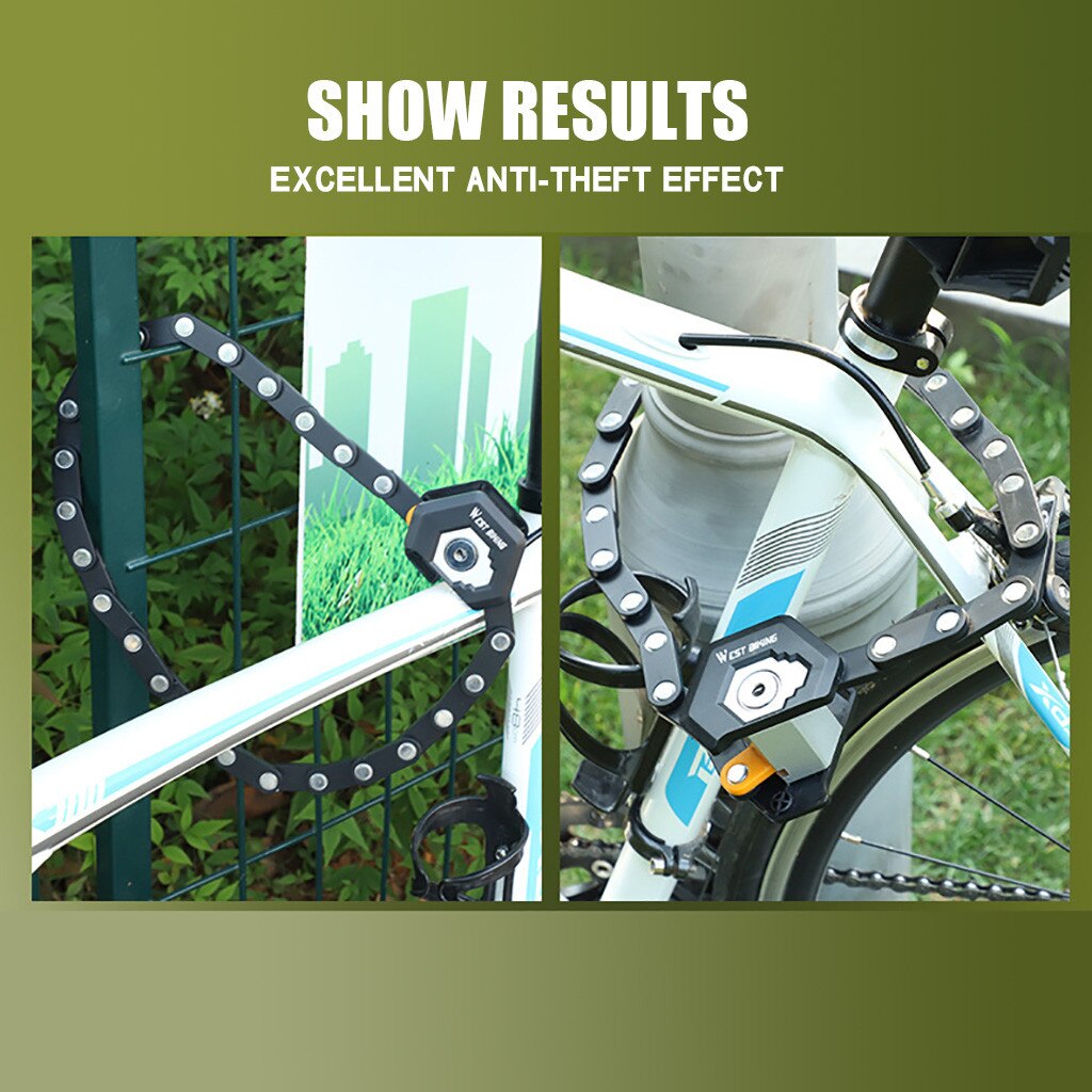 Foldable Bike Lock With 3 Keys Hamburg-Lock Alloy ... – Grandado