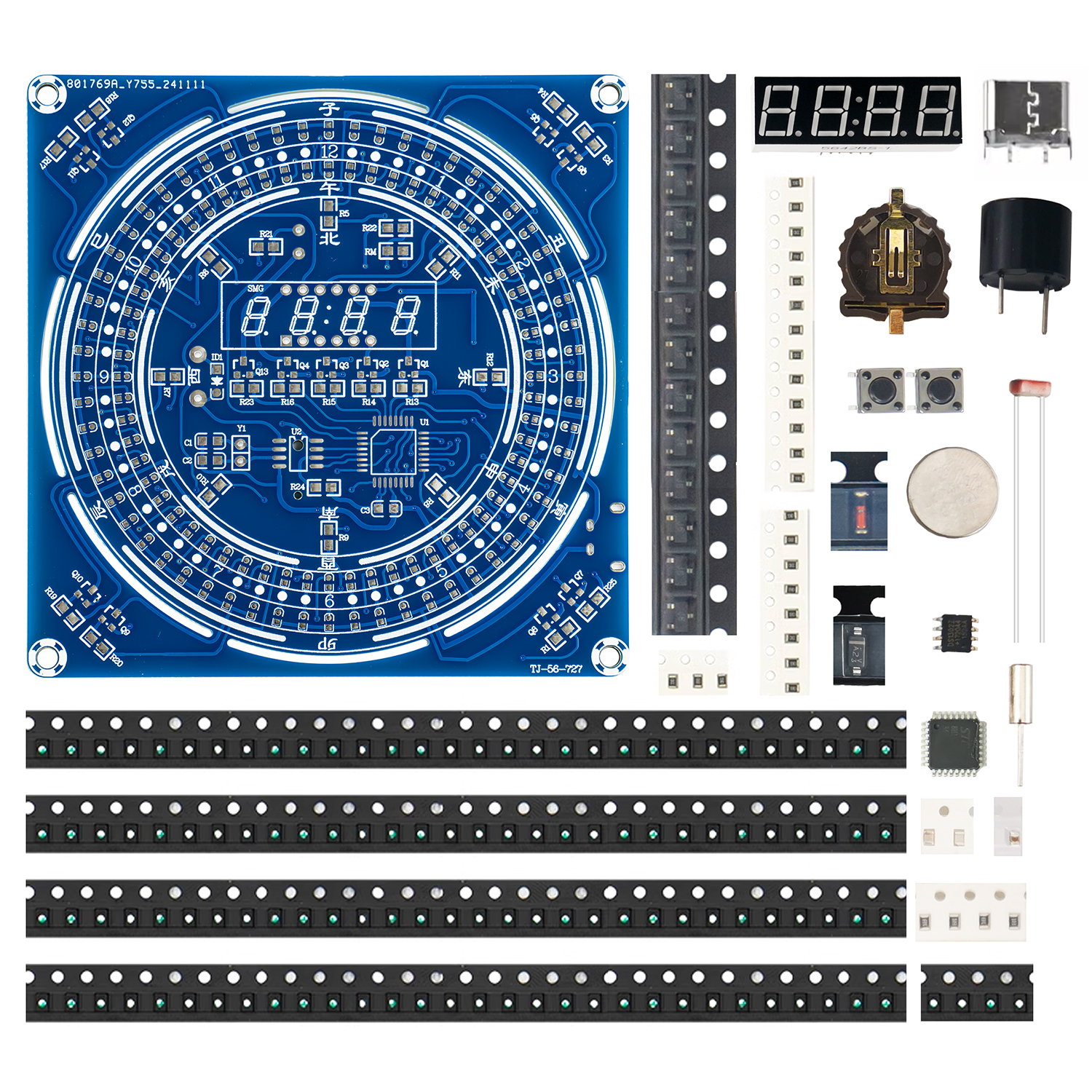 DIY Digital Clock Kit Multifunction Electronic Clo... – Grandado