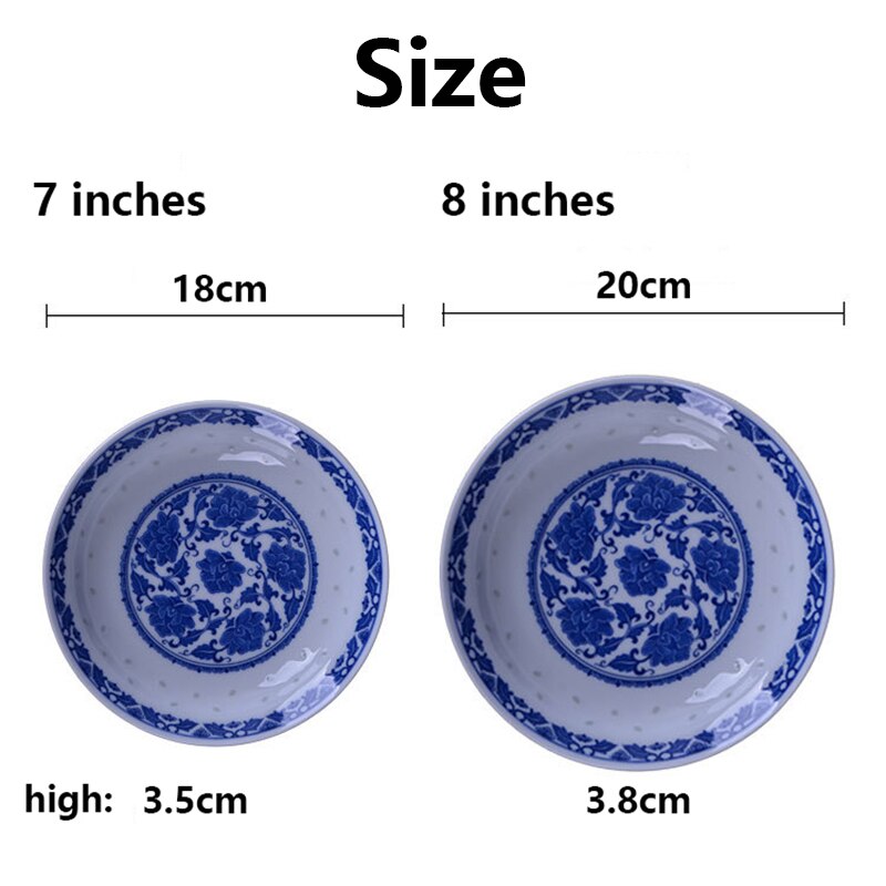 Soup Plate Ceramic Dinner Plate Round Plate Home U... – Grandado