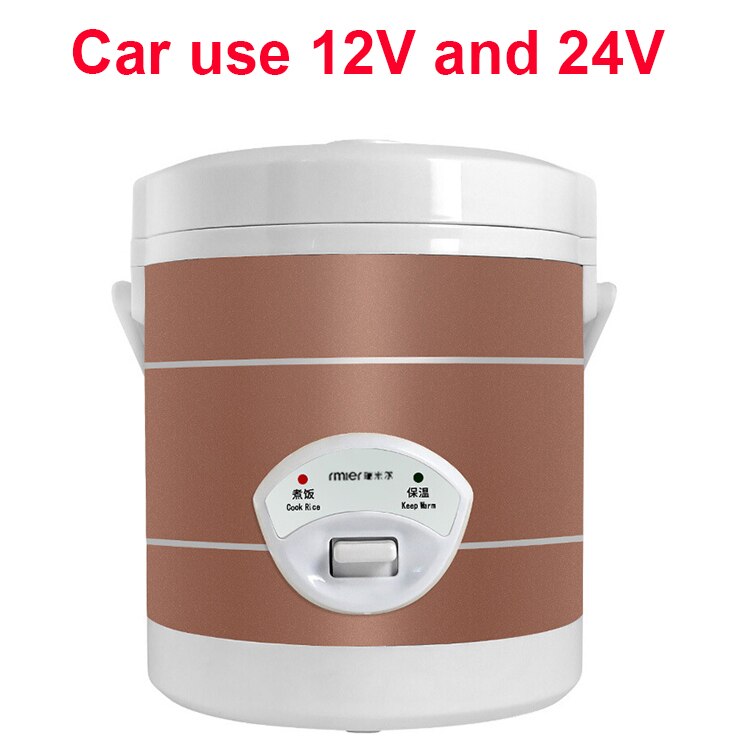 12V 24V Mini Rice Cooker Car Truck Soup Porridge C... – Grandado