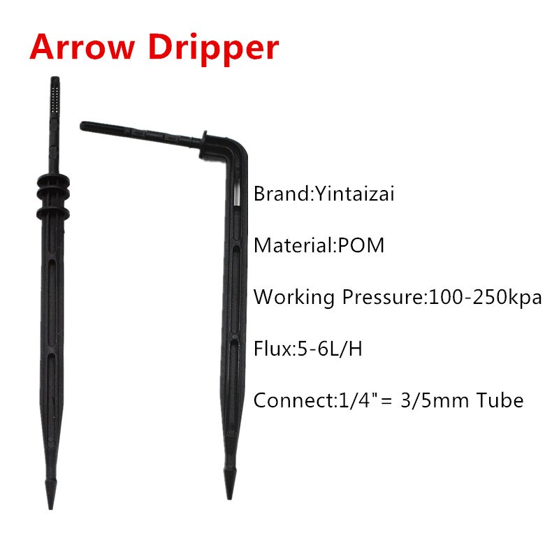 200PCS Elbow Arrow Dripper Mini-Stake For Potted P... – Grandado
