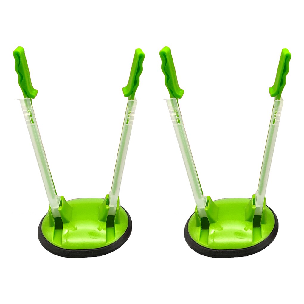 Pack of 2 Food Prep Bag Rack Holder Adjustable Was... – Grandado