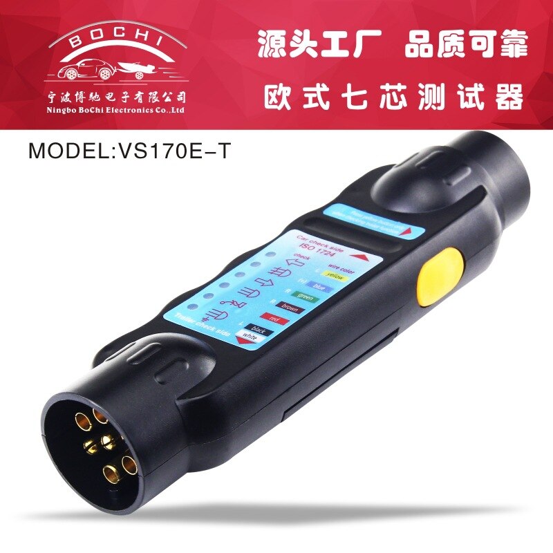 7-Pin Tester Bochi 12V Auto Weerstand Trailer Plug... – Vicedeal