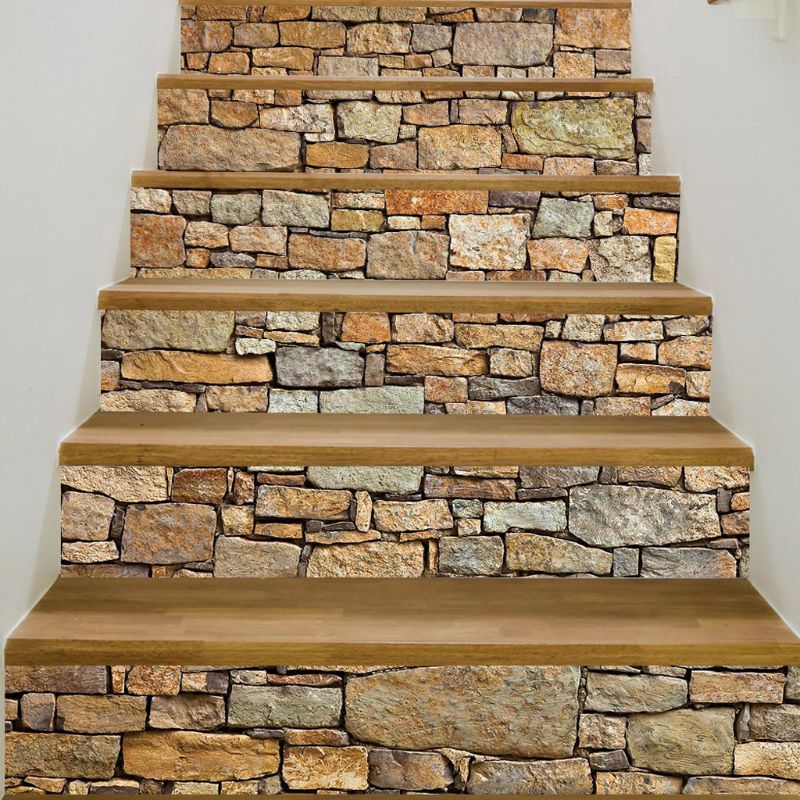 6Pcs/set 3D Stone Staircase Stair Riser Floor Stic... – Vicedeal