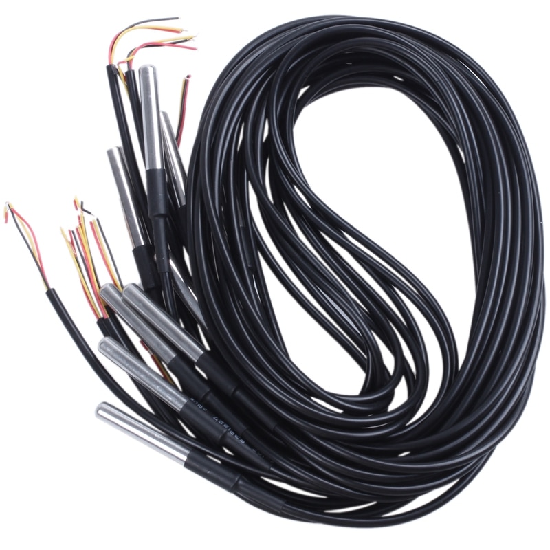 DS18b20 Waterproof Temperature Sensors Temperature... – Vicedeal