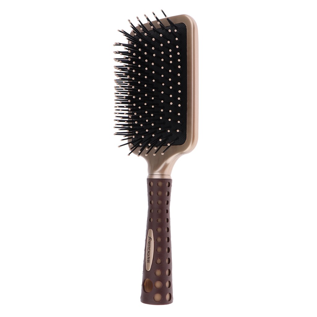 Paddle Plastic Hairbrush for All Hair Types Scalp ... – Vicedeal