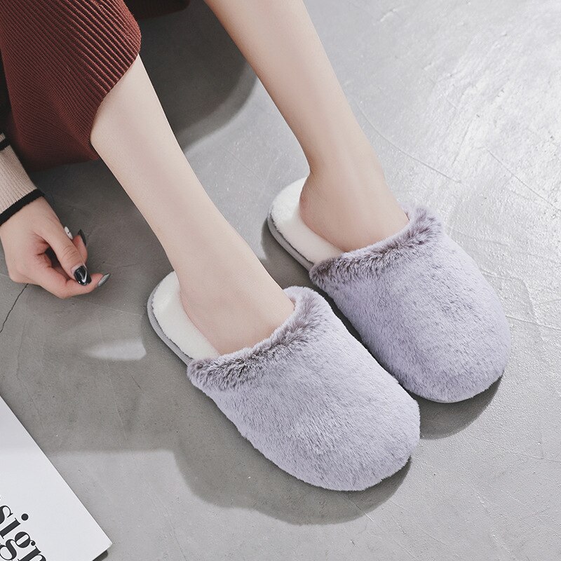 GKTINOO Winter Super Warm Fur slippers women shoes... – Grandado
