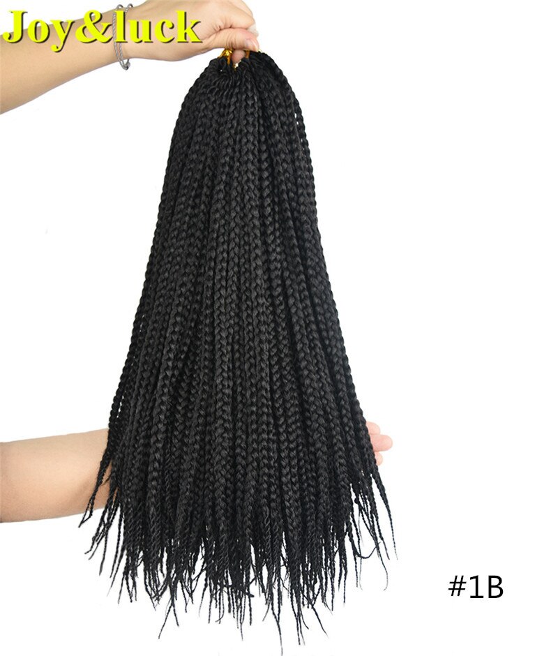 Joy&luck 22 inch Long Box Braids Synthetic Crochet... – Vicedeal
