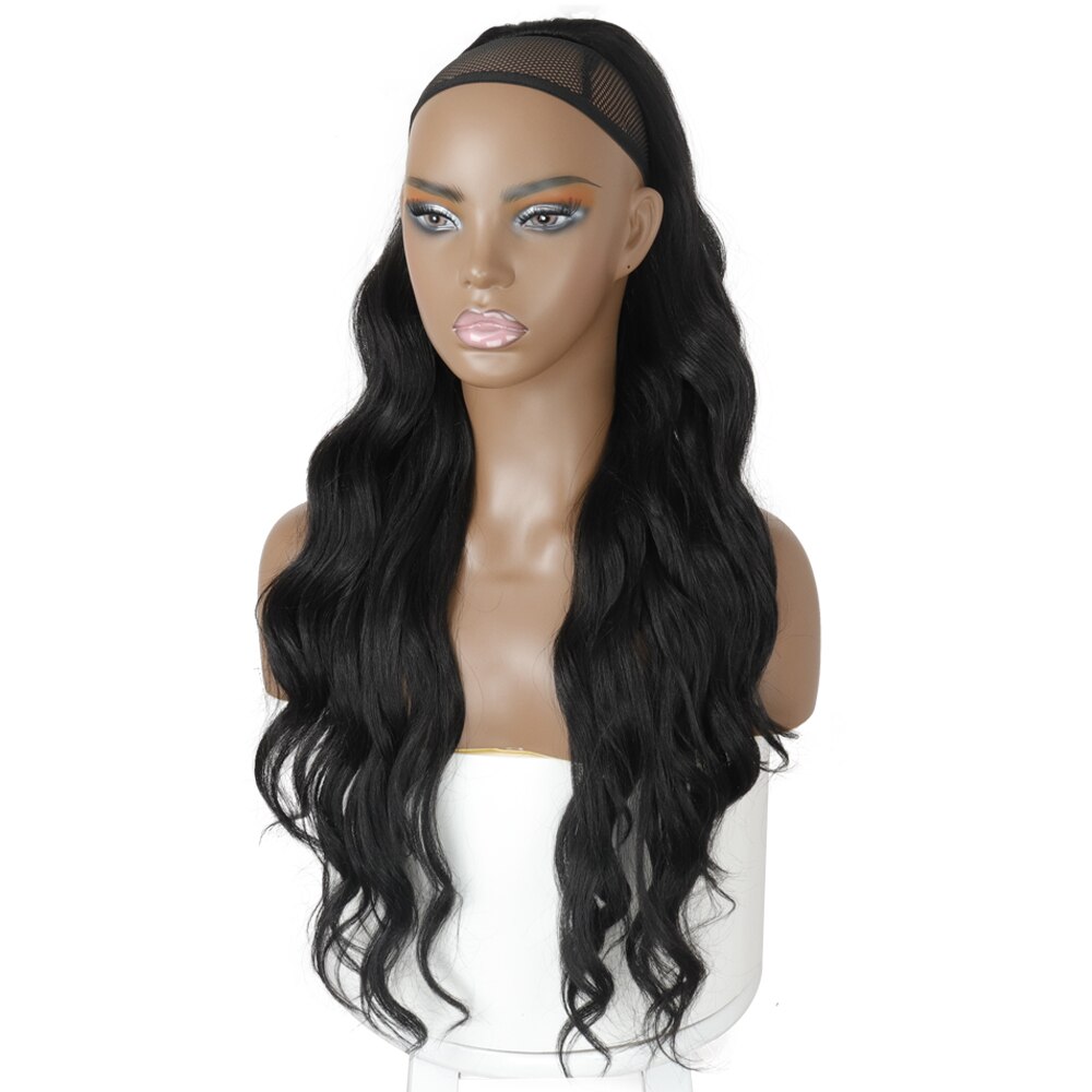 Azqueen Zwart Blond Rode Lange Body Wave Paardenst... – Grandado