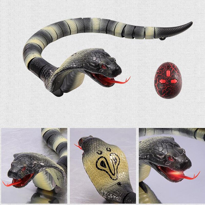 Remote Control Animal Snake toy funny Rattlesnake ... – Grandado